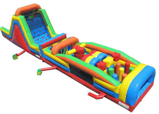 Children Adventuring Inflatable Obstacle Course Bouncer Course Sports Games Customized