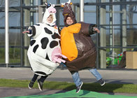 Entertainment Cute Inflatable Outdoor Toys Bull Cow Suit Blow Up Cow Costume