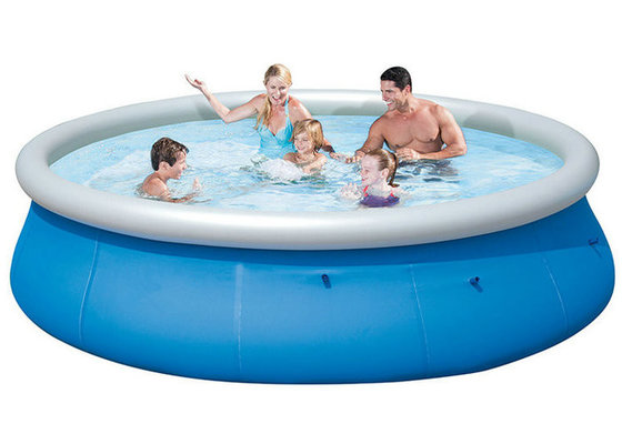 Family Round Large Inflatable Swimming Pool Digital Printing 360 X 90 Cm Customized