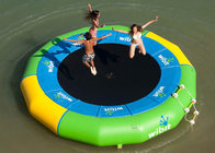 Multi Size Leak - proof Inflatable Floating Trampoline In Water Park 6 Years Warranty